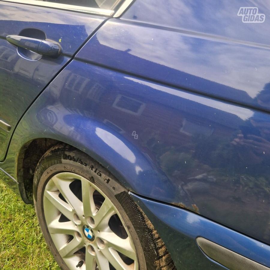 Blue BMW 320 2003 in Vilnius, with an engine capacity of 2.00 L and mileage of 494 thousand km for 1650 €, photo 13 on AUTOMOTO.COM.LV
