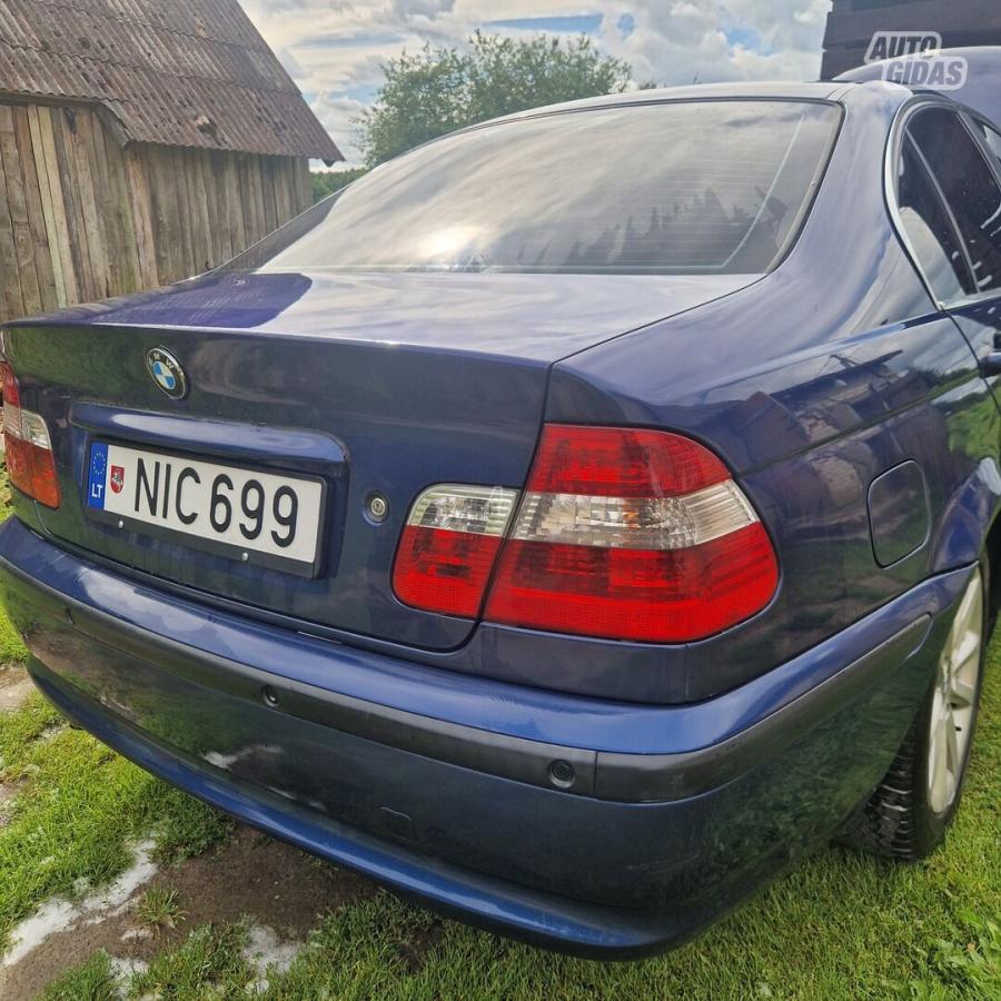 Blue BMW 320 2003 in Vilnius, with an engine capacity of 2.00 L and mileage of 494 thousand km for 1650 €, photo 15 on AUTOMOTO.COM.LV