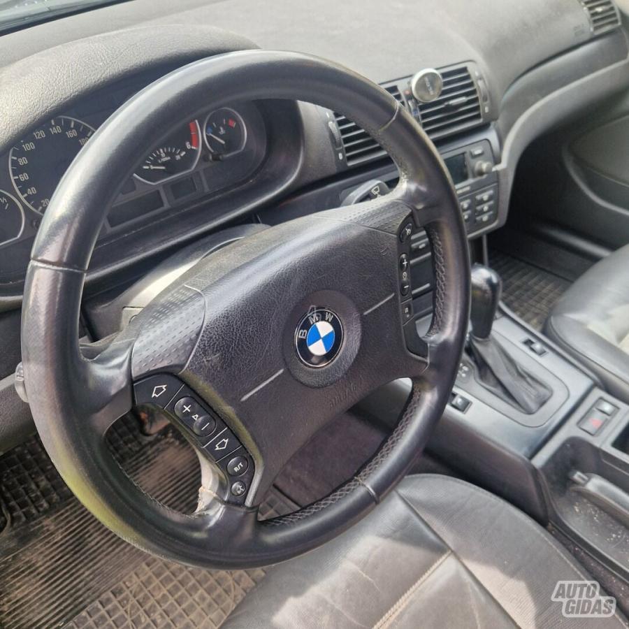 Blue BMW 320 2003 in Vilnius, with an engine capacity of 2.00 L and mileage of 494 thousand km for 1650 €, photo 17 on AUTOMOTO.COM.LV