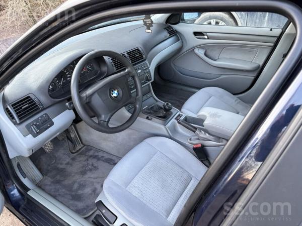 Blue BMW 320 2003 in Valka, with an engine capacity of 2.00 L and mileage of 345 thousand km for 1500 €, photo 6 on AUTOMOTO.COM.LV