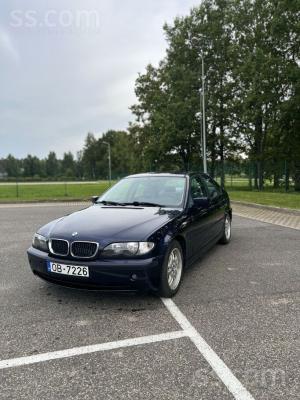 Blue BMW 320 2003 in Valmiera, with an engine capacity of 2.00 L and mileage of 0 thousand km for 1750 €, photo  on AUTOMOTO.COM.LV