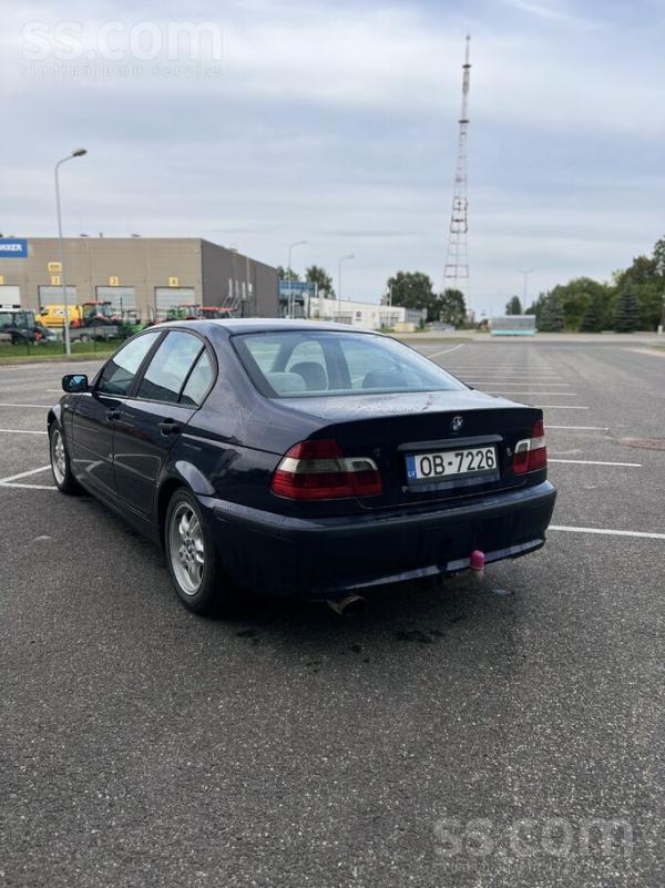 Blue BMW 320 2003 in Valmiera, with an engine capacity of 2.00 L and mileage of 0 thousand km for 1750 €, photo 5 on AUTOMOTO.COM.LV