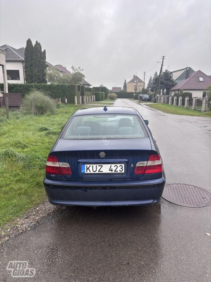 Blue BMW 320 2003 in Kaunas, with an engine capacity of 2.00 L and mileage of 415 thousand km for 1550 €, photo 6 on AUTOMOTO.COM.LV
