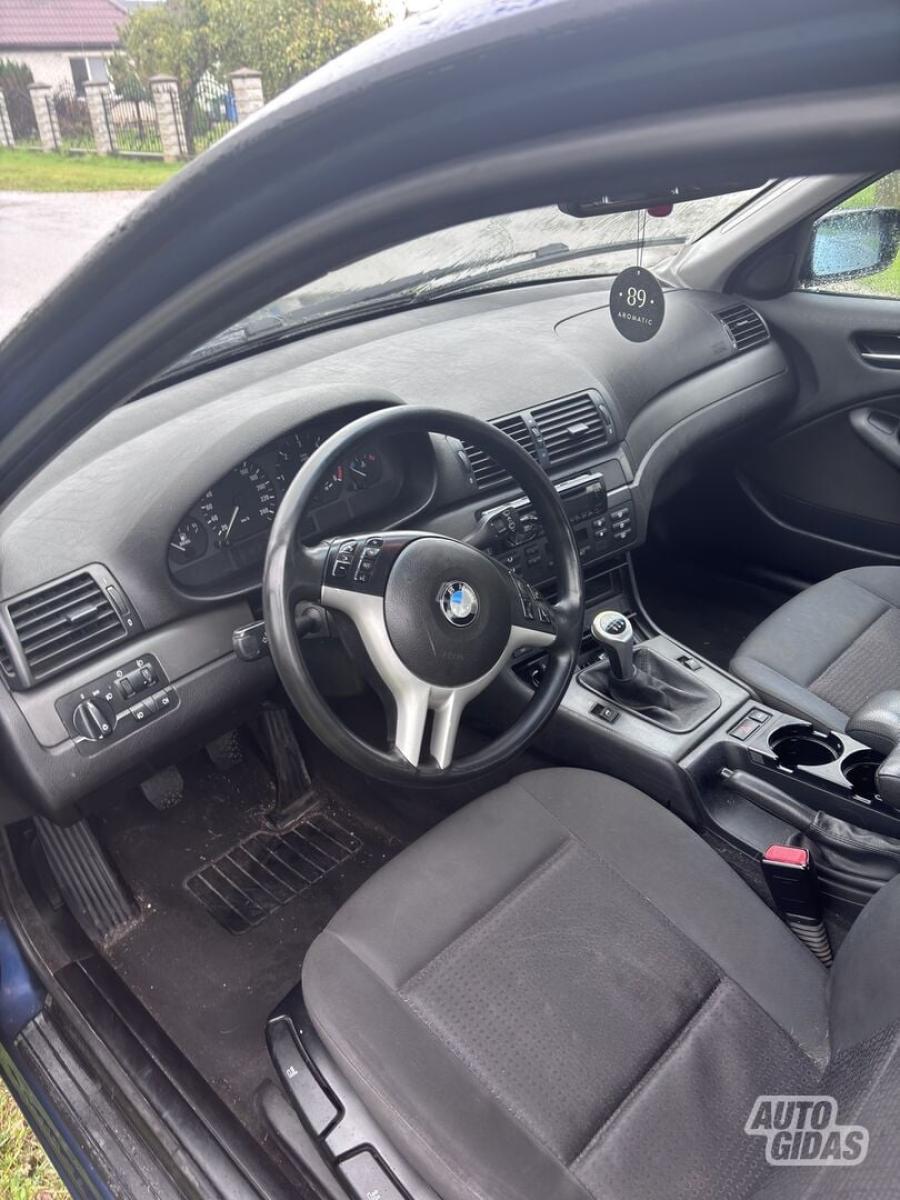 Blue BMW 320 2003 in Kaunas, with an engine capacity of 2.00 L and mileage of 415 thousand km for 1550 €, photo 8 on AUTOMOTO.COM.LV