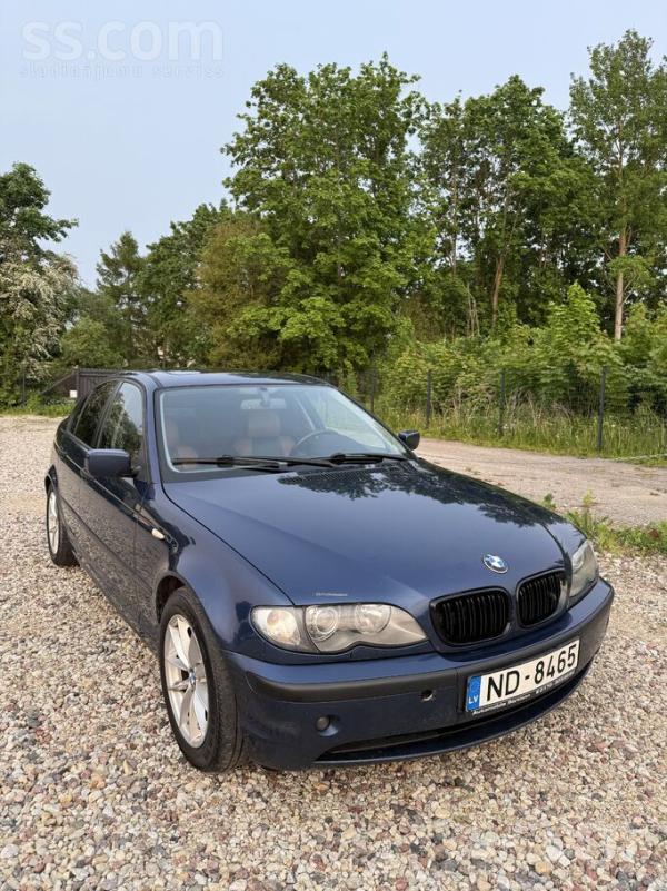 Blue BMW 320 2004 in Tukums, with an engine capacity of 2.00 L and mileage of 374 thousand km for 2490 €, photo 1 on AUTOMOTO.COM.LV
