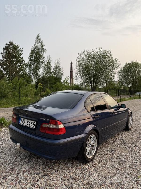 Blue BMW 320 2004 in Tukums, with an engine capacity of 2.00 L and mileage of 374 thousand km for 2490 €, photo 4 on AUTOMOTO.COM.LV