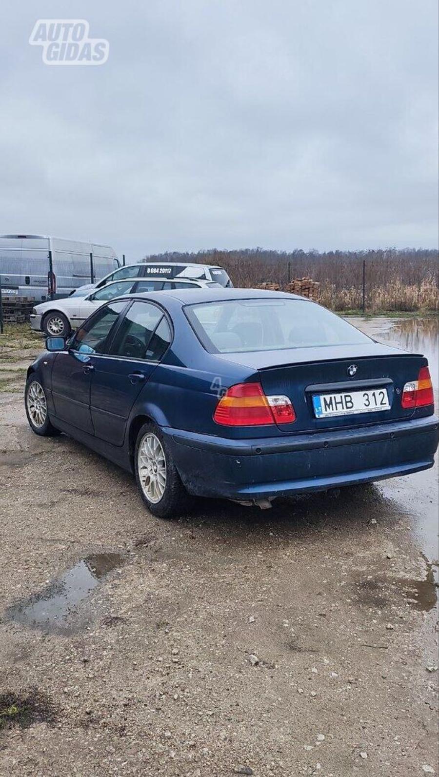 Zils BMW 320 2004 Klaipėda, ar dzinēja tilpumu 2.00 L un nobraukumu 350 tūkst. km par 1450 €, foto 3 vietnē AUTOMOTO.COM.LV