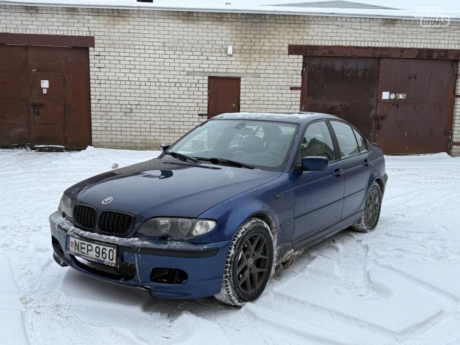 Blue BMW 320 2004 in Siauliai, with an engine capacity of 2.00 L and mileage of 332 thousand km for 2150 €, photo 1 on AUTOMOTO.COM.LV