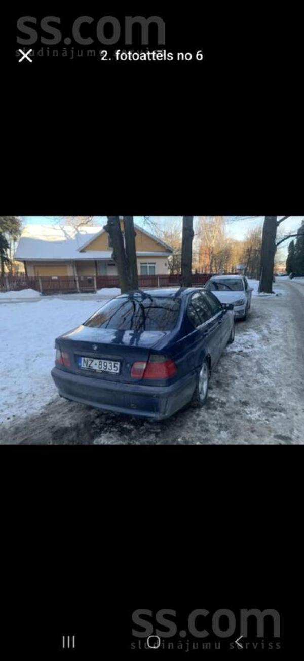 Zils BMW 320 2004 Jelgava, ar dzinēja tilpumu 2.00 L un nobraukumu 256 tūkst. km par 1050 €, foto 1 vietnē AUTOMOTO.COM.LV