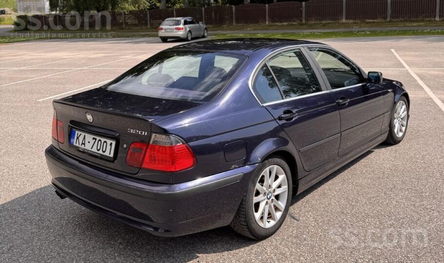 Blue BMW 320 2004 in Riga, with an engine capacity of 2.20 L and mileage of 335 thousand km for 2499 €, photo 7 on AUTOMOTO.COM.LV