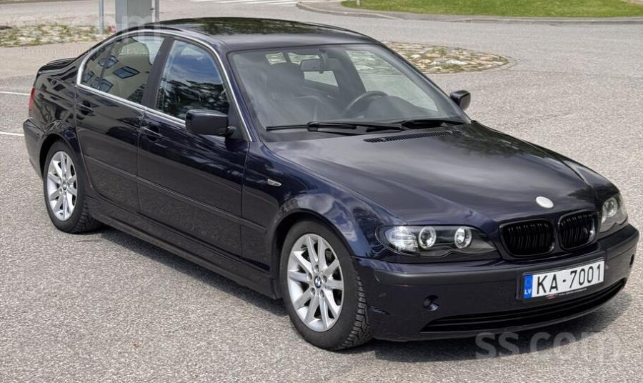 Blue BMW 320 2004 in Riga, with an engine capacity of 2.20 L and mileage of 335 thousand km for 2499 €, photo 9 on AUTOMOTO.COM.LV