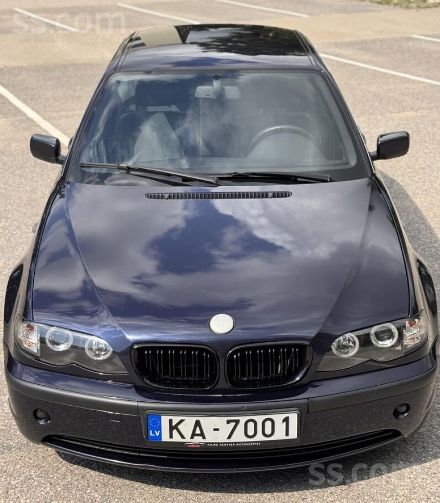 Blue BMW 320 2004 in Riga, with an engine capacity of 2.20 L and mileage of 335 thousand km for 2499 €, photo 11 on AUTOMOTO.COM.LV