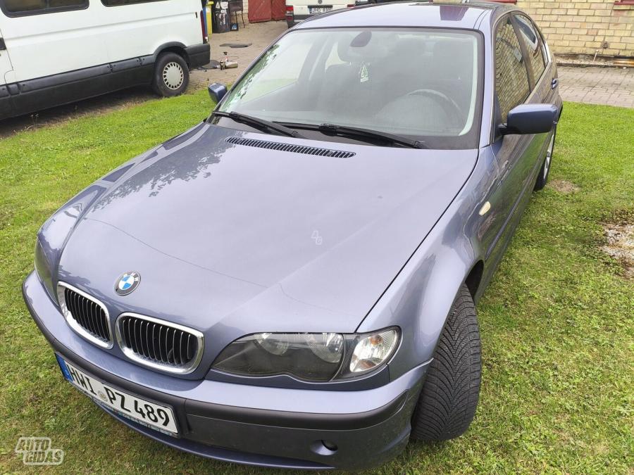 Blue BMW 320 2005 in Joniskis, with an engine capacity of 2.00 L and mileage of 343 thousand km for 1999 €, photo 7 on AUTOMOTO.COM.LV