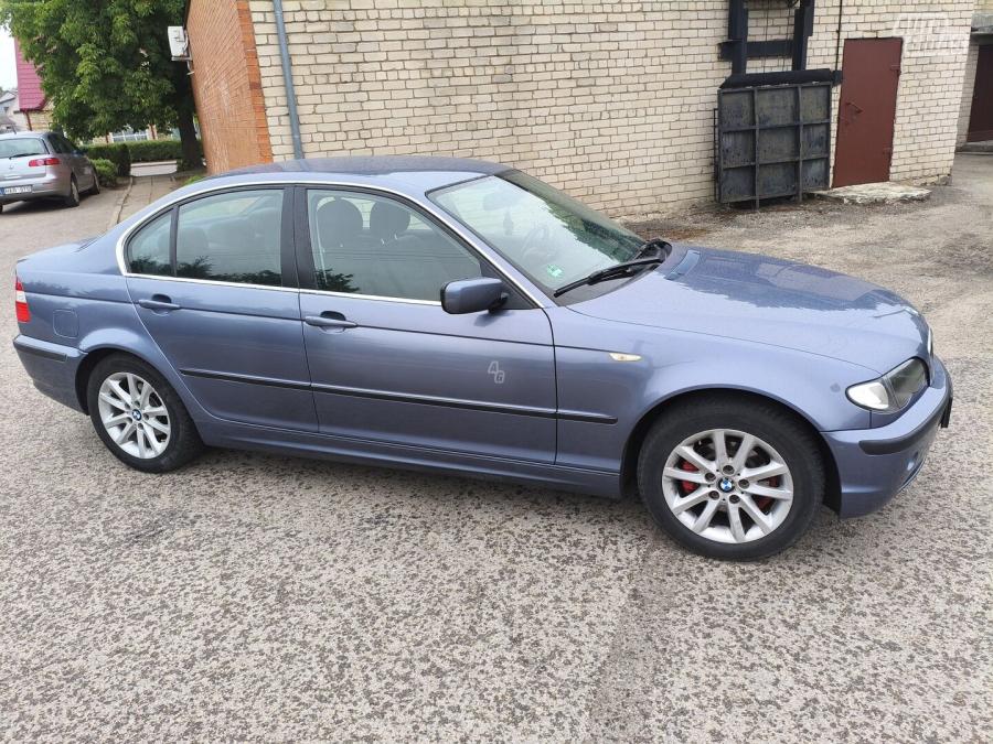 Blue BMW 320 2005 in Joniskis, with an engine capacity of 2.00 L and mileage of 343 thousand km for 1999 €, photo 14 on AUTOMOTO.COM.LV