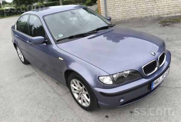 Blue BMW 320 2005 in Bauska, with an engine capacity of 2.00 L and mileage of 343 thousand km for 3190 €, photo 1 on AUTOMOTO.COM.LV