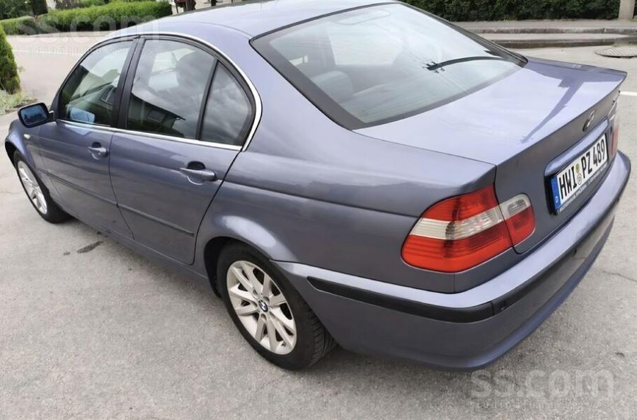 Blue BMW 320 2005 in Bauska, with an engine capacity of 2.00 L and mileage of 343 thousand km for 3190 €, photo 7 on AUTOMOTO.COM.LV