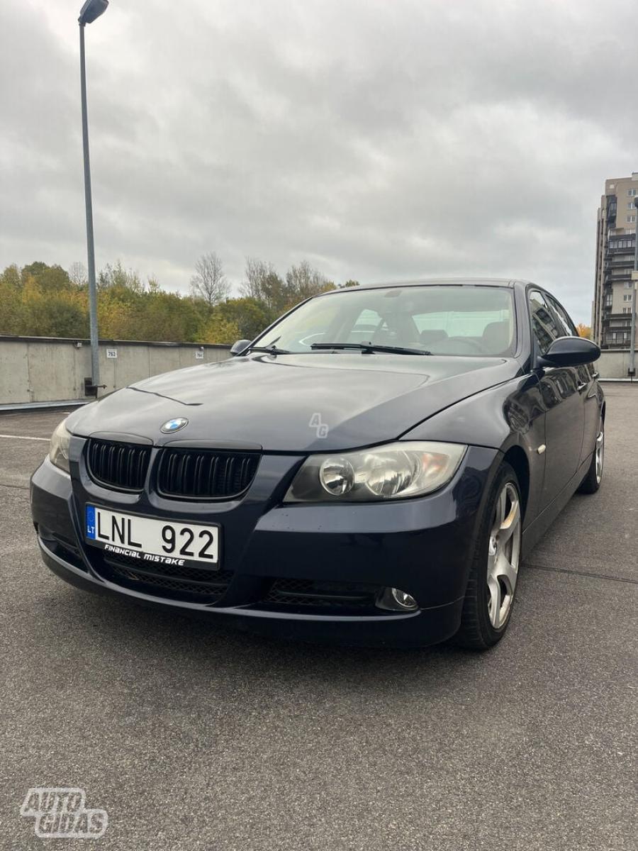 Blue BMW 320 2005 in Vilnius, with an engine capacity of 2.00 L and mileage of 379 thousand km for 2800 €, photo 1 on AUTOMOTO.COM.LV