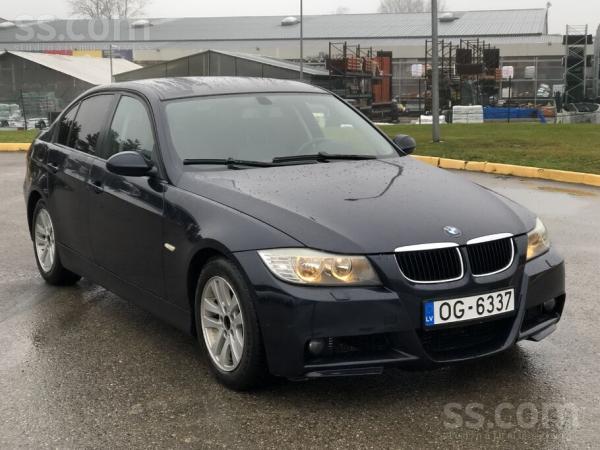 Blue BMW 320 2006 in Cesis, with an engine capacity of 2.00 L and mileage of 0 thousand km for 2990 €, photo 2 on AUTOMOTO.COM.LV