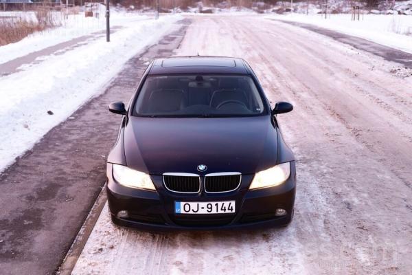 Blue BMW 320 2006 in Riga, with an engine capacity of 2.00 L and mileage of 352 thousand km for 2450 €, photo 1 on AUTOMOTO.COM.LV