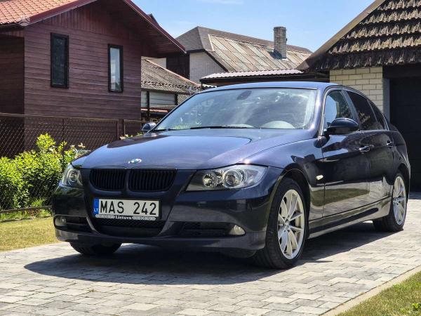 Синий БМВ 320 2006 в Вильнюс, объемом двигателя 2.00 л и пробегом 417 тыс. км за 3500 €, фото 1 на AUTOMOTO.COM.LV