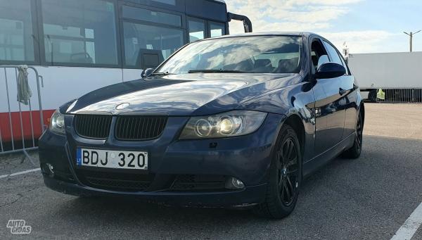 Blue BMW 320 2006 in Vilnius, with an engine capacity of 2.00 L and mileage of 190 thousand km for 2150 €, photo 1 on AUTOMOTO.COM.LV