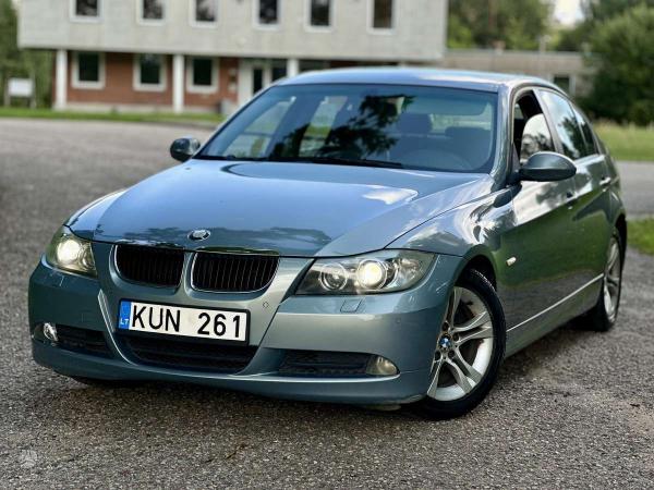 Blue BMW 320 2006 in Vilnius, with an engine capacity of 2.00 L and mileage of 221 thousand km for 2300 €, photo 1 on AUTOMOTO.COM.LV
