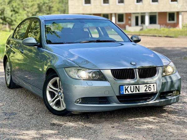 Blue BMW 320 2006 in Vilnius, with an engine capacity of 2.00 L and mileage of 221 thousand km for 2300 €, photo 5 on AUTOMOTO.COM.LV