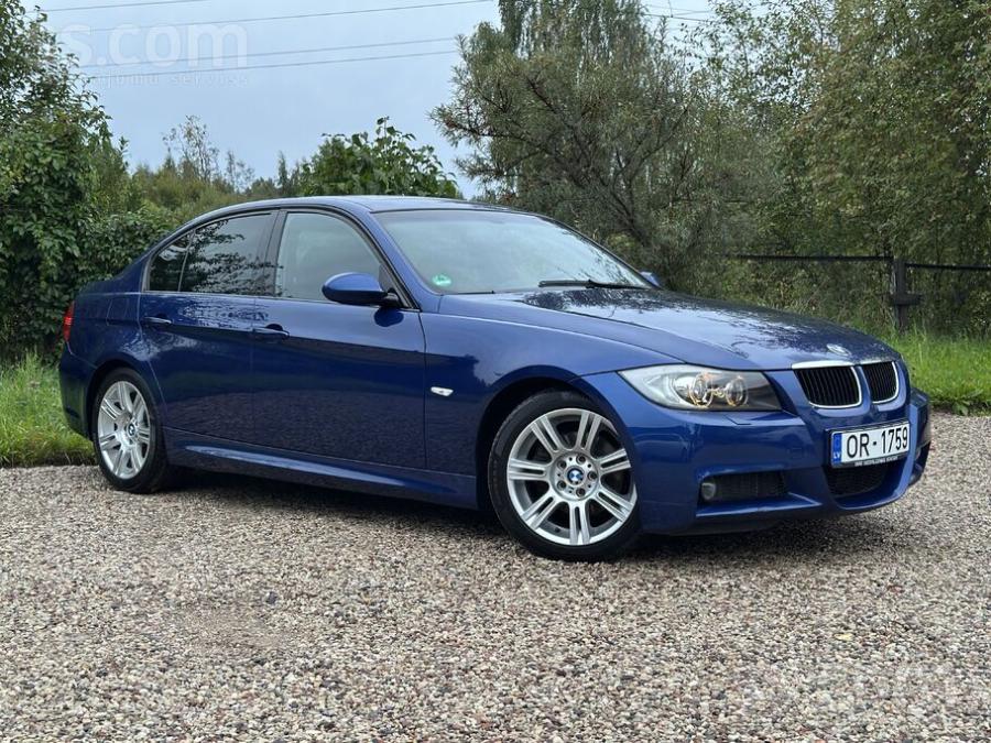 Blue BMW 320 2006 in Tukums, with an engine capacity of 2.00 L and mileage of 363 thousand km for 5990 €, photo 5 on AUTOMOTO.COM.LV
