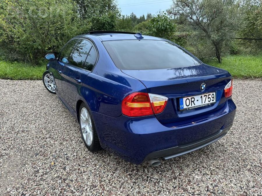 Blue BMW 320 2006 in Tukums, with an engine capacity of 2.00 L and mileage of 363 thousand km for 5990 €, photo 7 on AUTOMOTO.COM.LV