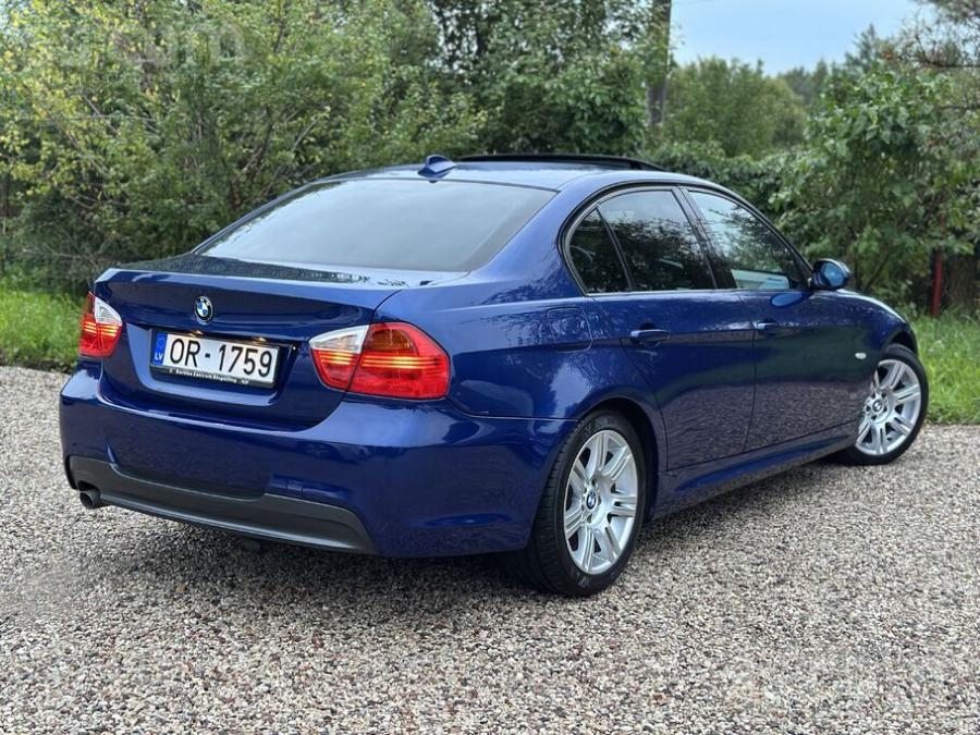 Blue BMW 320 2006 in Tukums, with an engine capacity of 2.00 L and mileage of 363 thousand km for 5990 €, photo 9 on AUTOMOTO.COM.LV