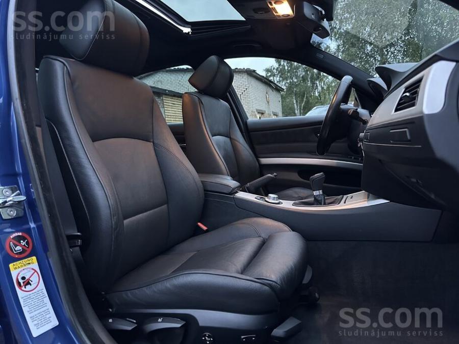 Blue BMW 320 2006 in Tukums, with an engine capacity of 2.00 L and mileage of 363 thousand km for 5990 €, photo 15 on AUTOMOTO.COM.LV