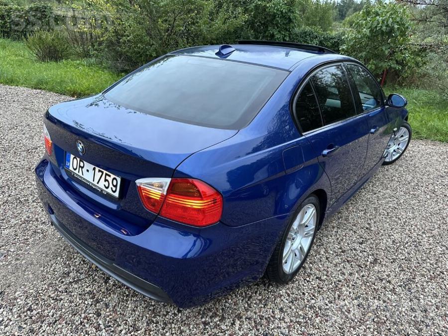 Blue BMW 320 2006 in Tukums, with an engine capacity of 2.00 L and mileage of 363 thousand km for 5990 €, photo 29 on AUTOMOTO.COM.LV