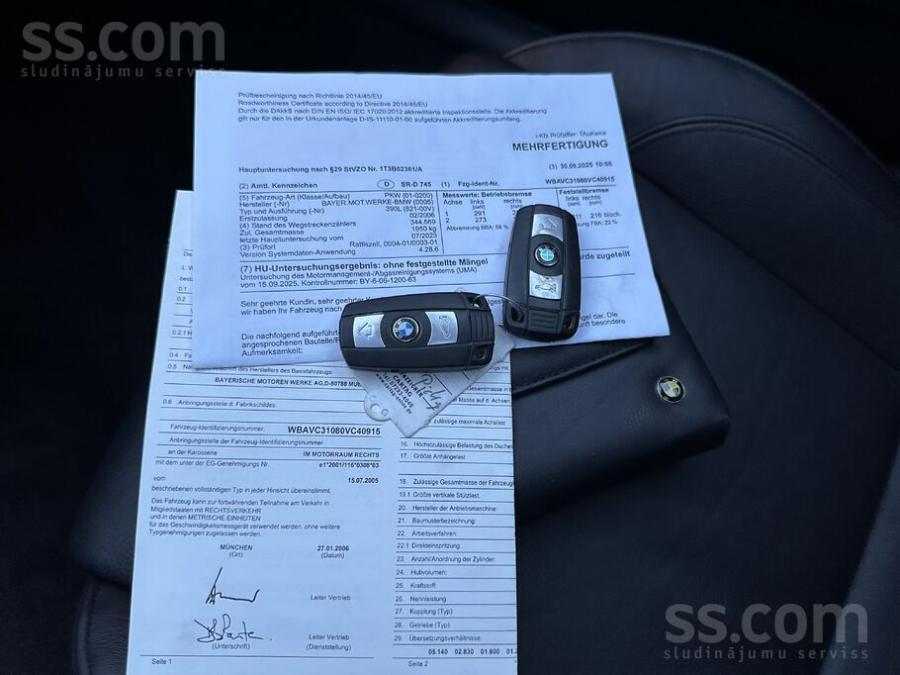 Blue BMW 320 2006 in Tukums, with an engine capacity of 2.00 L and mileage of 363 thousand km for 5990 €, photo 31 on AUTOMOTO.COM.LV