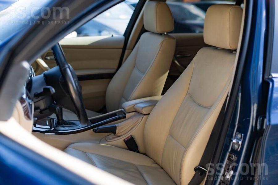 Blue BMW 320 2006 in Riga, with an engine capacity of 2.00 L and mileage of 150 thousand km for 4790 €, photo 12 on AUTOMOTO.COM.LV