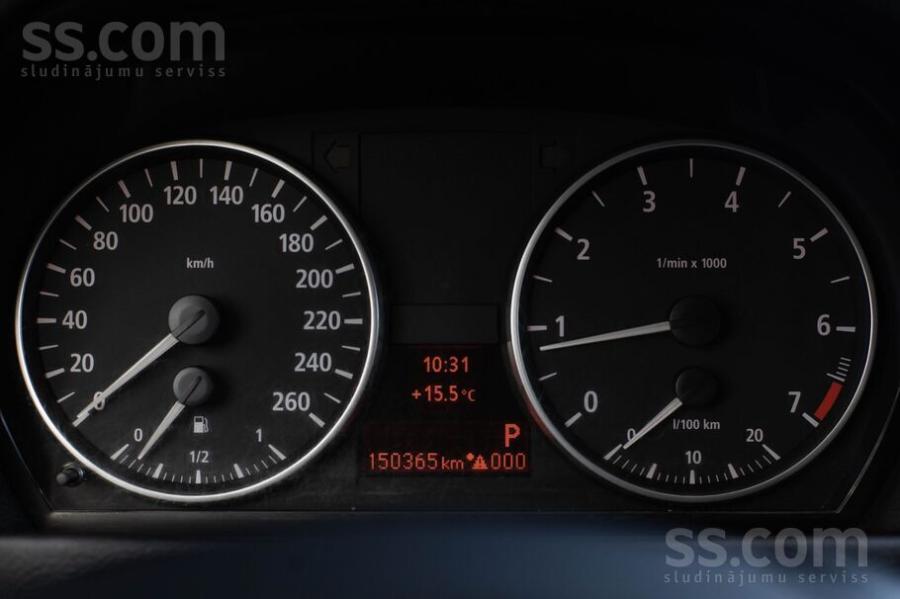Blue BMW 320 2006 in Riga, with an engine capacity of 2.00 L and mileage of 150 thousand km for 4790 €, photo 18 on AUTOMOTO.COM.LV