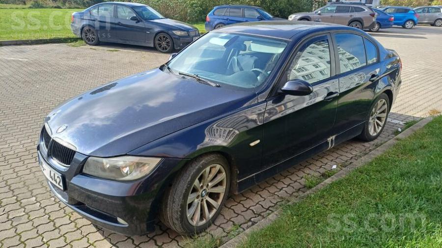 Синий БМВ 320 2006 в Рига, объемом двигателя 2.00 л и пробегом 433 тыс. км за 2150 €, фото 1 на AUTOMOTO.COM.LV