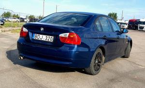 Blue BMW 320 2007 in Vilnius, with an engine capacity of 2.00 L and mileage of 190 thousand km for 2100 €, photo 3 on AUTOMOTO.COM.LV