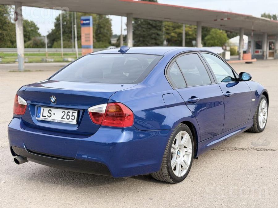 Zils BMW 320 2007 Ogre, ar dzinēja tilpumu 2.00 L un nobraukumu 328 tūkst. km par 4100 €, foto 14 vietnē AUTOMOTO.COM.LV
