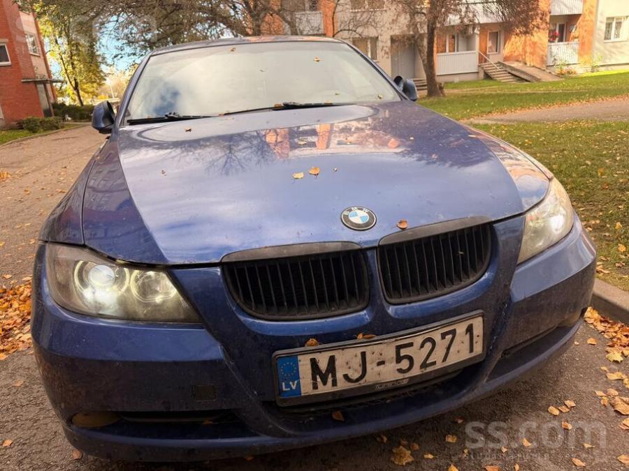 Синий БМВ 320 2007 в Рига, объемом двигателя 2.00 л и пробегом 507 тыс. км за 1900 €, фото 4 на AUTOMOTO.COM.LV