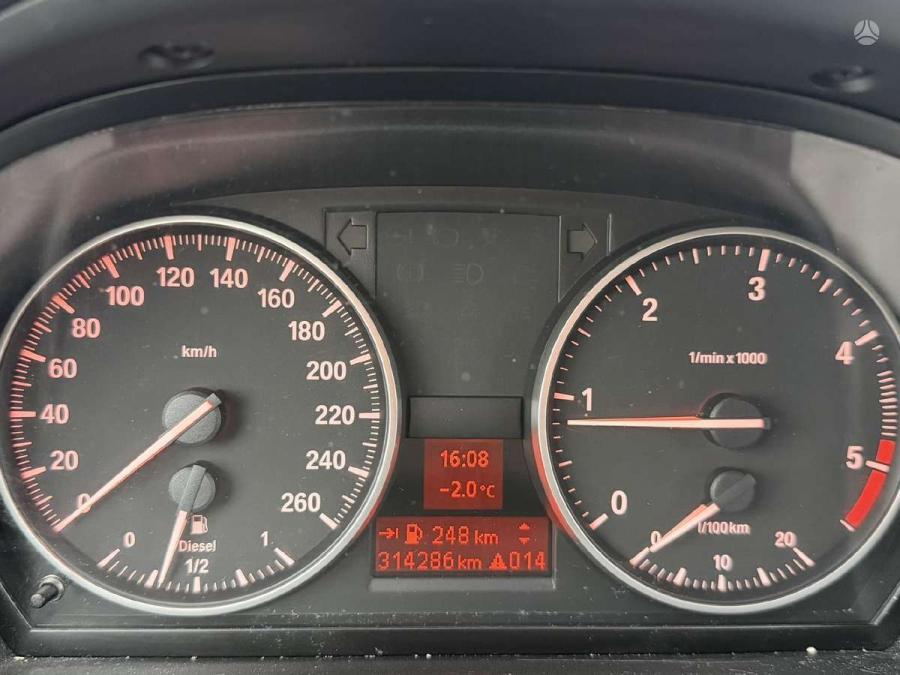 Blue BMW 320 2008 in Vilnius, with an engine capacity of 2.00 L and mileage of 314 thousand km for 4600 €, photo 9 on AUTOMOTO.COM.LV