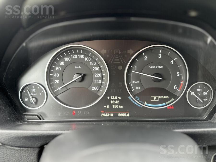 Blue BMW 320 2012 in Balvi, with an engine capacity of 2.40 L and mileage of 294 thousand km for 8250 €, photo 12 on AUTOMOTO.COM.LV