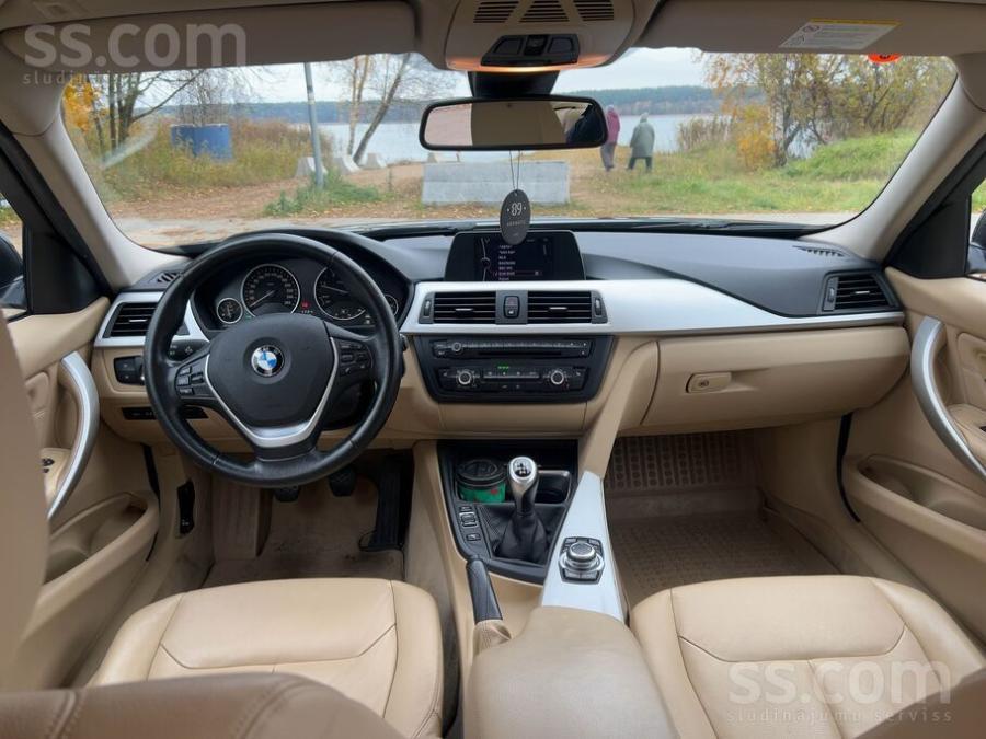 Blue BMW 320 2012 in Riga, with an engine capacity of 2.00 L and mileage of 222 thousand km for 8300 €, photo 12 on AUTOMOTO.COM.LV