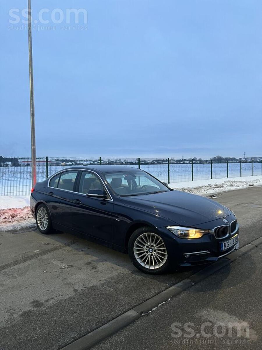 Blue BMW 320 2012 in Riga, with an engine capacity of 2.00 L and mileage of 266 thousand km for 9300 €, photo 1 on AUTOMOTO.COM.LV