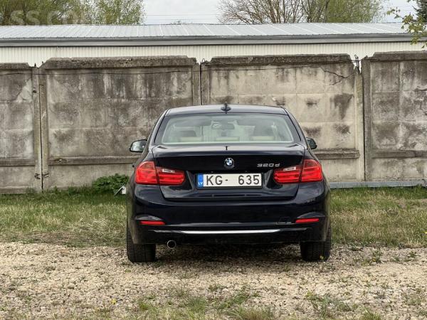 Blue BMW 320 2012 in Riga, with an engine capacity of 2.00 L and mileage of 271 thousand km for 8190 €, photo 5 on AUTOMOTO.COM.LV