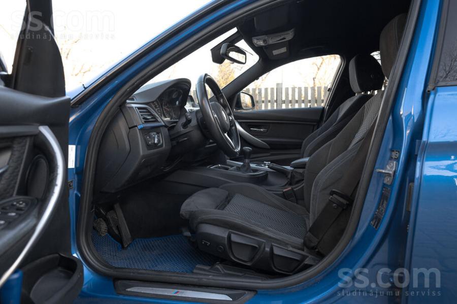 Blue BMW 320 2013 in Jelgava, with an engine capacity of 2.00 L and mileage of 262 thousand km for 11500 €, photo 14 on AUTOMOTO.COM.LV