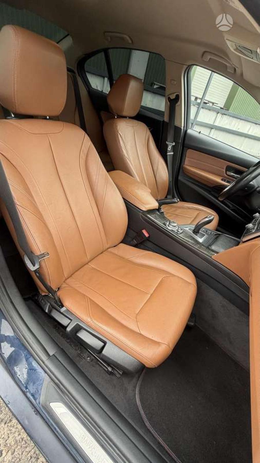 Blue BMW 320 2013 in Vilnius, with an engine capacity of 2.00 L and mileage of 312 thousand km for 8700 €, photo 14 on AUTOMOTO.COM.LV