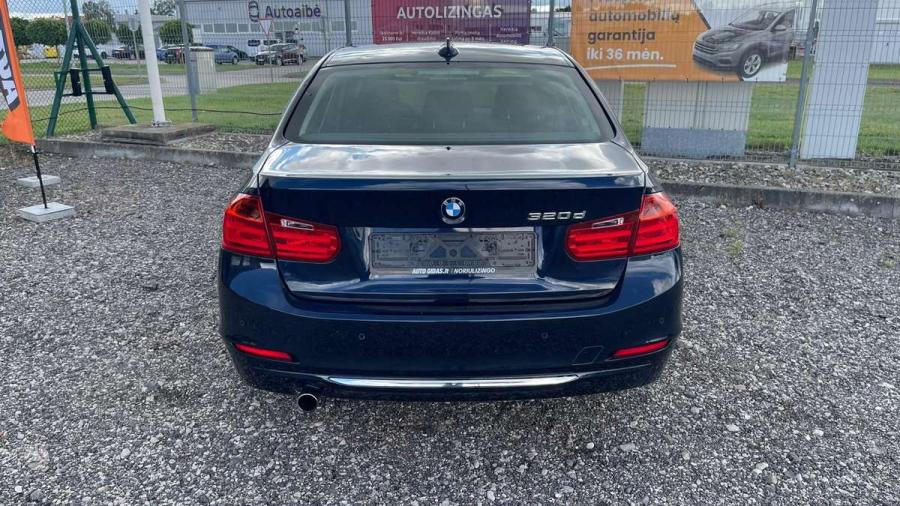 Blue BMW 320 2013 in Marijampole, with an engine capacity of 2.00 L and mileage of 276 thousand km for 10490 €, photo 13 on AUTOMOTO.COM.LV