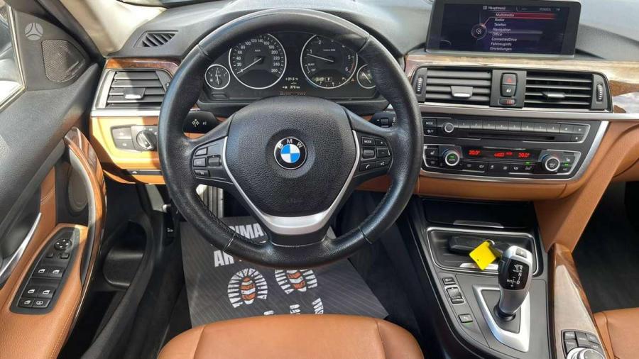 Blue BMW 320 2013 in Marijampole, with an engine capacity of 2.00 L and mileage of 276 thousand km for 10490 €, photo 38 on AUTOMOTO.COM.LV