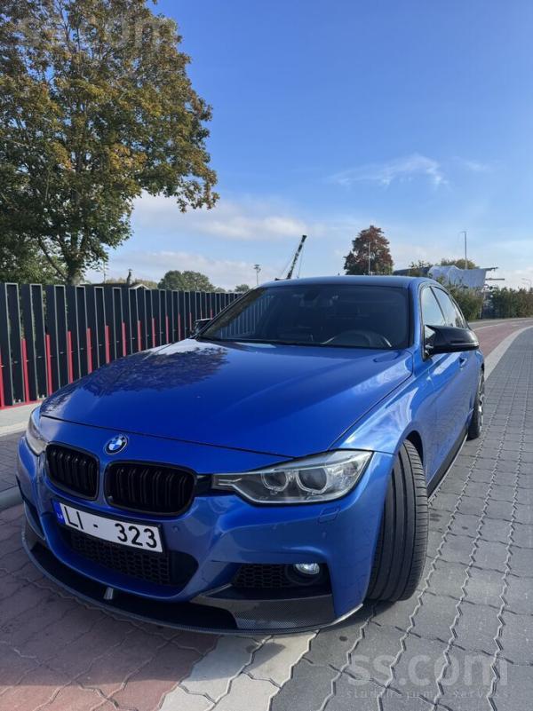 Blue BMW 320 2013 in Riga, with an engine capacity of 2.00 L and mileage of 317 thousand km for 12800 €, photo 1 on AUTOMOTO.COM.LV