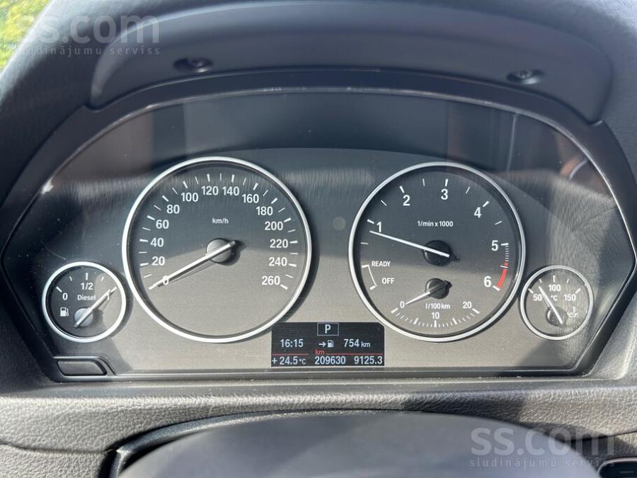 Blue BMW 320 2014 in Riga, with an engine capacity of 2.00 L and mileage of 210 thousand km for 11300 €, photo 18 on AUTOMOTO.COM.LV